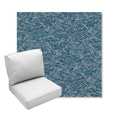Undercurrent Lagoon Deep Seating Patio Chair Cushions Center Seam