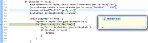 Java Why Does Keypairgenerator Return Null Why Dont Conditional
