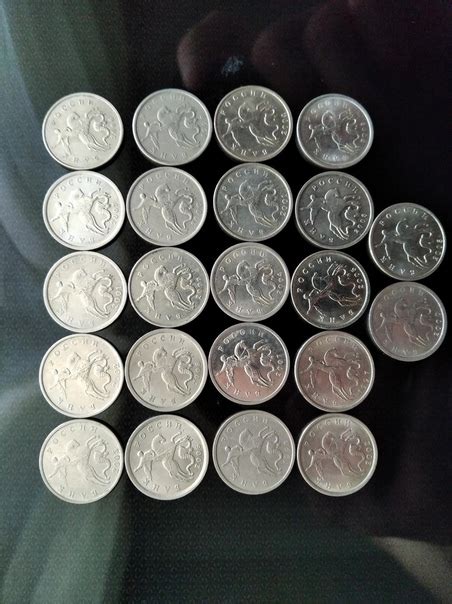 Продаю коллекцию 5 коп монет с 1997 по 2009г 22 шт все разные 97 сп 98 сп и мд 00 сп и