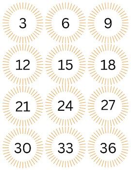 Multiplication Fact Match By PopAlong Prints TPT