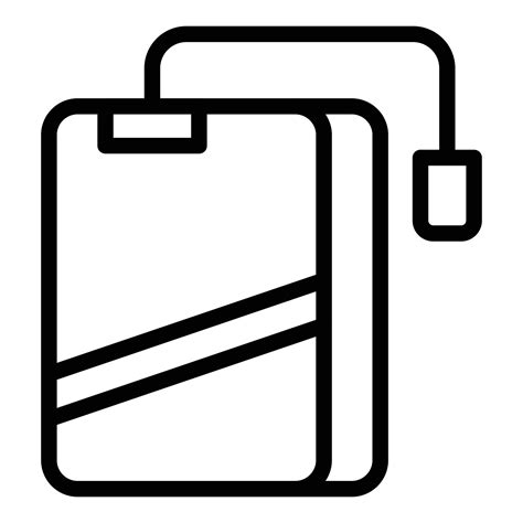Backup Technology Icon Outline Style Vector Art At Vecteezy