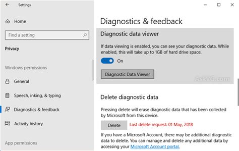 Windows 10 Tip How To View And Delete Collected Diagnostic Data Askvg