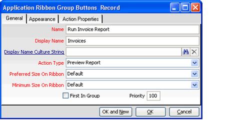 Defining Ribbon Group Buttons Aptify Support