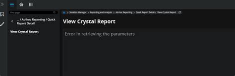 IFS Cloud Crystal Report Error IFS Community