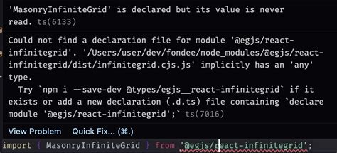 type not defined for egjs react infinitegrid v4 7 0 · issue 516 · naver egjs infinitegrid