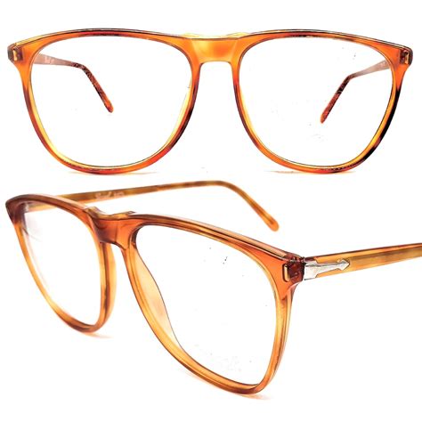 Persol Ratti Classic Demi Blonde Cello Drop Shape Eyeglasses Frames