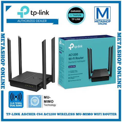 Jual Tp Link Archer C Ac Wireless Mu Mimo Wifi Router Dualband Tplink Kota Bandung