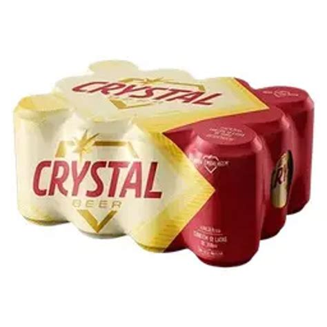 Cerveja Crystal Pilsen Lata 350ml Com 12un
