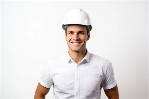 Premium Photo Architect Or Engineer Portrait