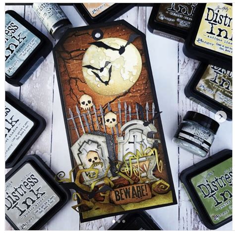 Pin By Laura On Cards Halloween Tags Halloween Cards Handmade Tim