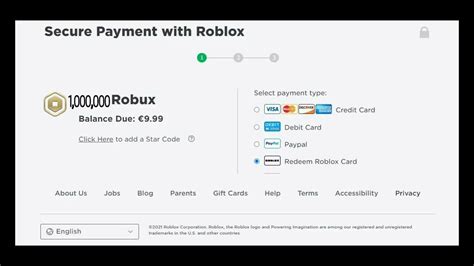 1m Robux Is On The Robux Page Now Youtube