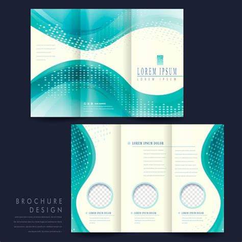 premium vector smooth curve lines background brochure template
