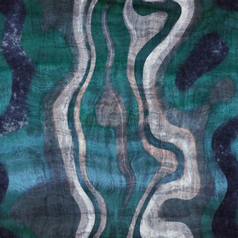 Blue Turquoise And Blue Textured Blobby Pattern Stock Illustration Illustration Of Pattern