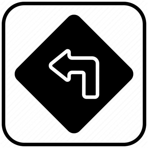 left turn arrow direction left left arrow navigation turn icon download on iconfinder