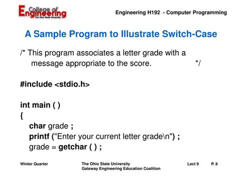 PPT Switch Case Structures PowerPoint Presentation Free Download ID