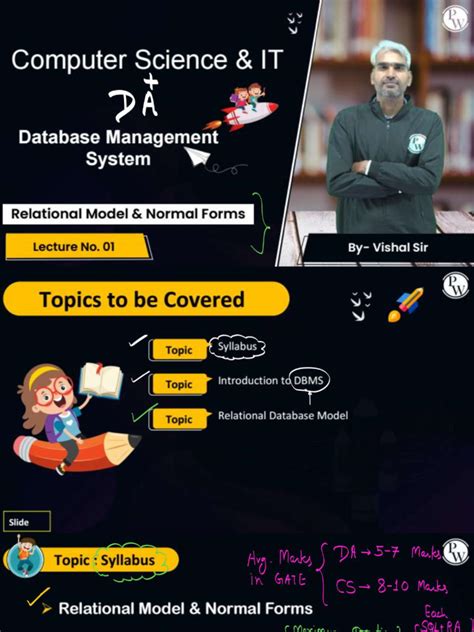Relational Model And Normal Forms 01 Class Notes Pdf