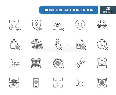 Fingerprint Face Id Barcode Eye And Qr Code Scanner Identity