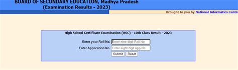 MP Board Result 2023 Out LIVE Mpresults Nic In MPBSE Class 10 12 Results Link Merit List