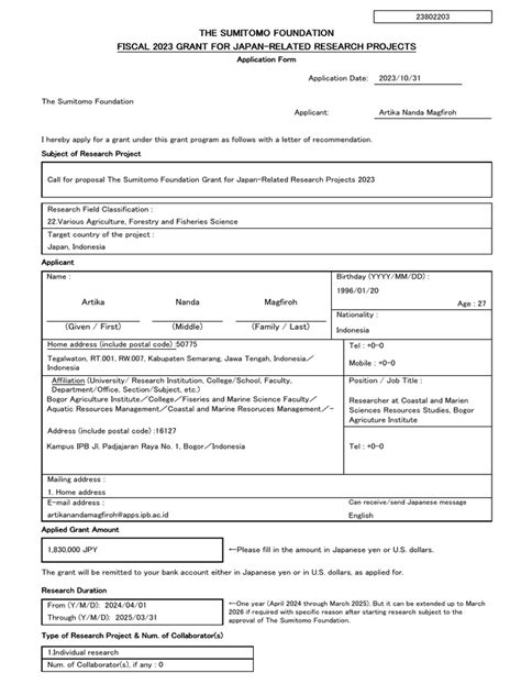 Application Form Input Pdf