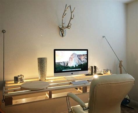 Floating Pallet Desk Made By Chad G Pallet Desk Home Furniture