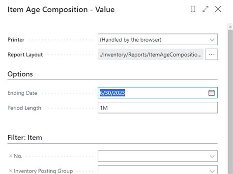 Back Dating The Inventory Aging Report In Dynamics 365 Business Central Confessions Of A