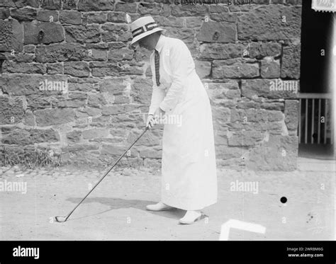 American Amateur Golfer Georgianna Millington Bishop Hi Res Stock