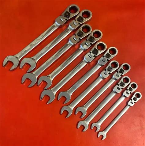 Blue Point By Snap On Tools 11pc Flex Head Ratchet Spanner Wrench Set £11200 Picclick Uk