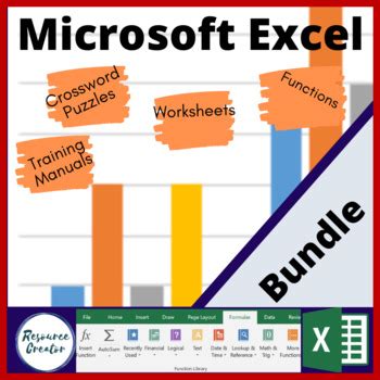 Microsoft Excel Bundle By Resource Creator TPT