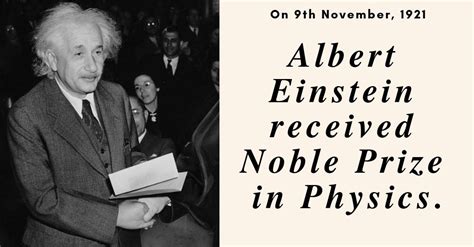 Nobel Prize Albert Einstein