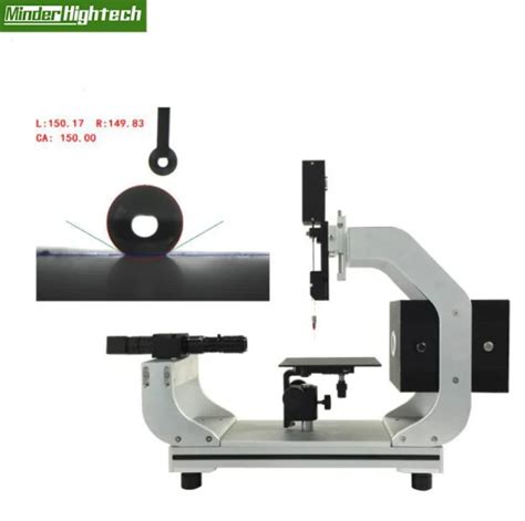 6 12 Inch Wafer Contact Angle Detection Equipment Liquid Adhesion Tension Water Droplet Angle
