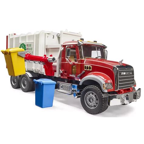 Mack Granite Side Loading Garbage Truck Bruder The Toy Store
