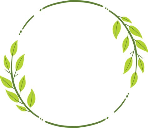 Leaf Circle Border Pngs For Free Download