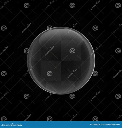 Glass Sphere Vector Stock Vector Illustration Of Clear 104407538