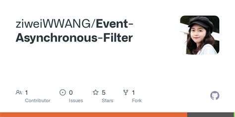 Github Ziweiwwangevent Asynchronous Filter