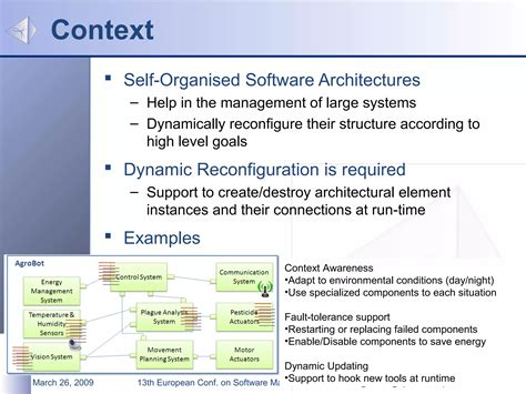 handling the dynamic reconfiguration of software architectures using