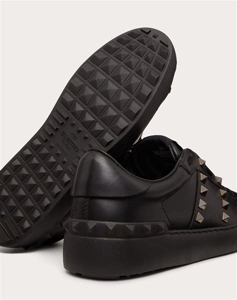 Womens Rockstud Untitled Noir Sneaker Valentino Garavani Valentino