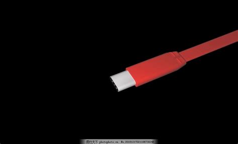 Typec线图片 产品模型 模型贴图 图行天下素材网