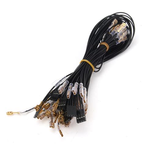 LED Arcade USB Joystick Push Button With Micro Switch USB Encoder DIY Electronic Pro