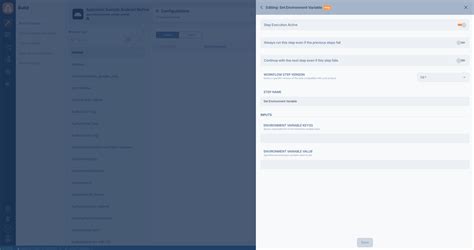 Set Environment Variable Appcircle Docs
