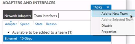 configure nic teaming in windows server techtarget