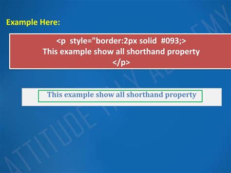 Ppt Introduction To Css Borders Lesson 4 Powerpoint Presentation