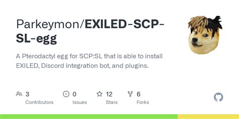 Github Parkeymon Exiled Scp Sl Egg A Pterodactyl Egg For Scp Sl That Is Able To Install