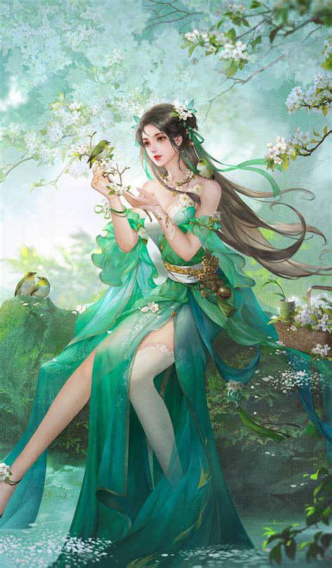 碧瑶·诛仙不会画画的迷途三插画师作品涂鸦王国