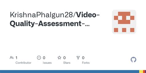 Github Krishnaphalgun28 Video Quality Assessment Flask Dashboard