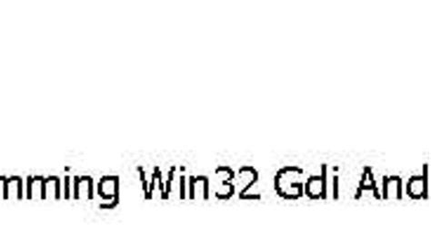 windows graphics programming win32 gdi and directdraw hewlett packard professional books imgur