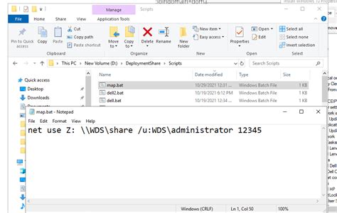 Map Network Drive Via Mdt Ts Always Fails Rmdt