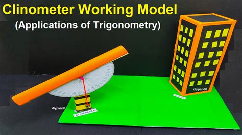 How To Make Clinometer Working Model Applications Of Trignometry Maths Project Tlm Diy
