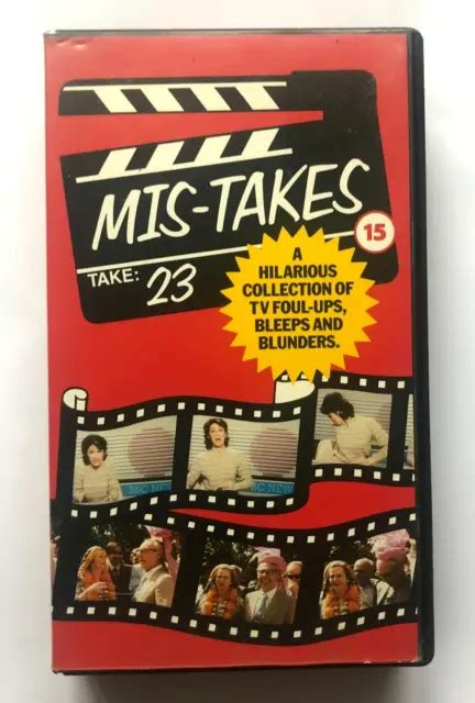Mis Takes Bbc Big Box Vhs Pal Video Tape Cassette £895 Picclick Uk