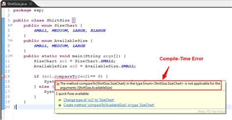How To Compare Enum Members In Java