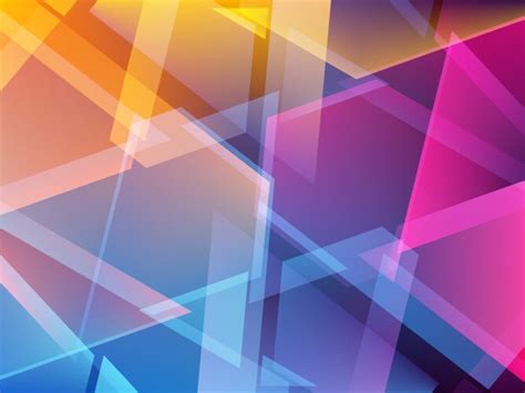 Geometric Abstract Background Color Triangle Vector Image